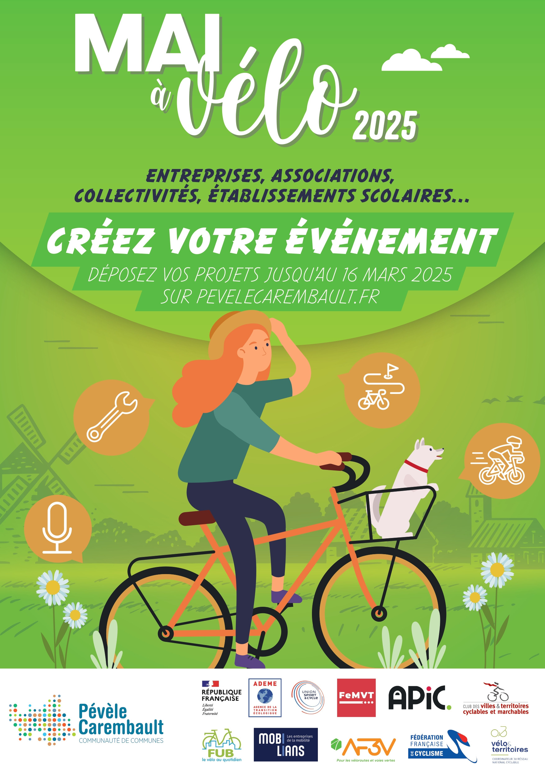 Organisez votre événement pour « Mai à vélo » 2025 | CC Pévèle Carembault